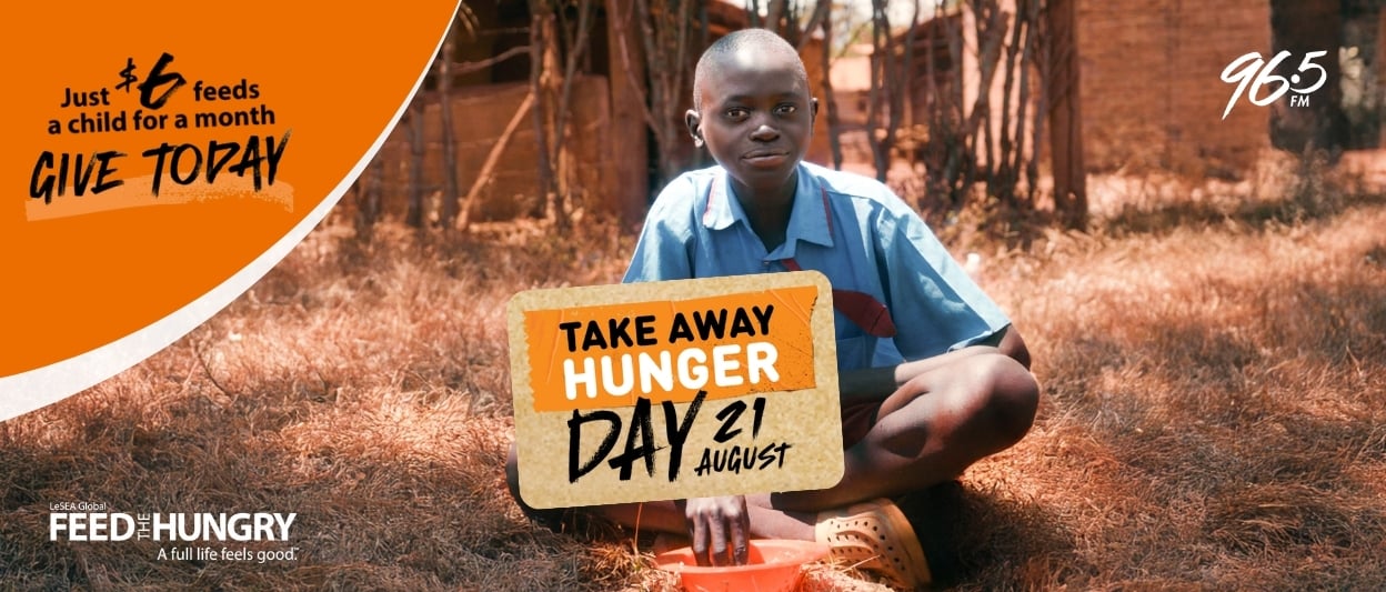 Take Away Hunger Day: More Than a Meal – You're Providing a Future - 96five
